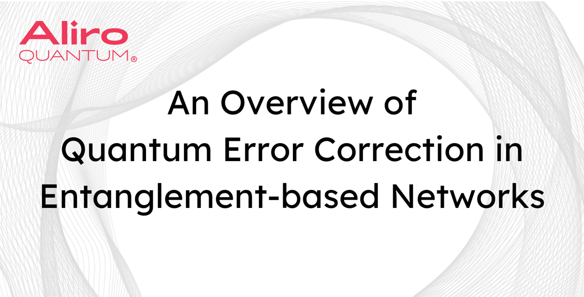 An Overview Of Quantum Error Correction In Entanglement Based Networks